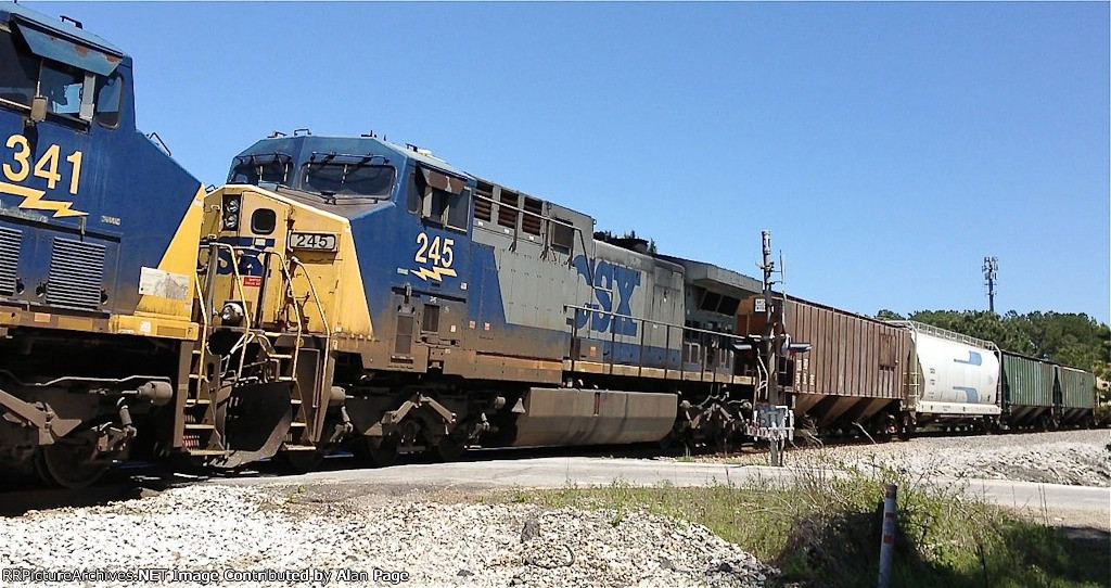 CSX AC44CW’s 313, 341 and 245